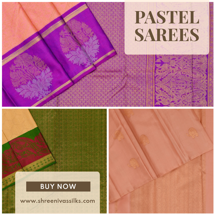 7 Trendy Ways to Style a Pastel Saree – Shreenivas Silks
